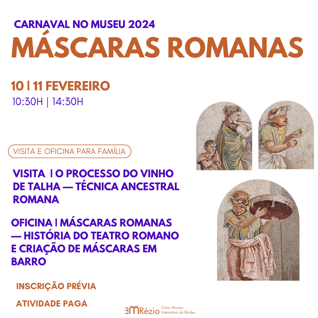 Carnaval No Museu | Máscaras Romanas – EMRézio